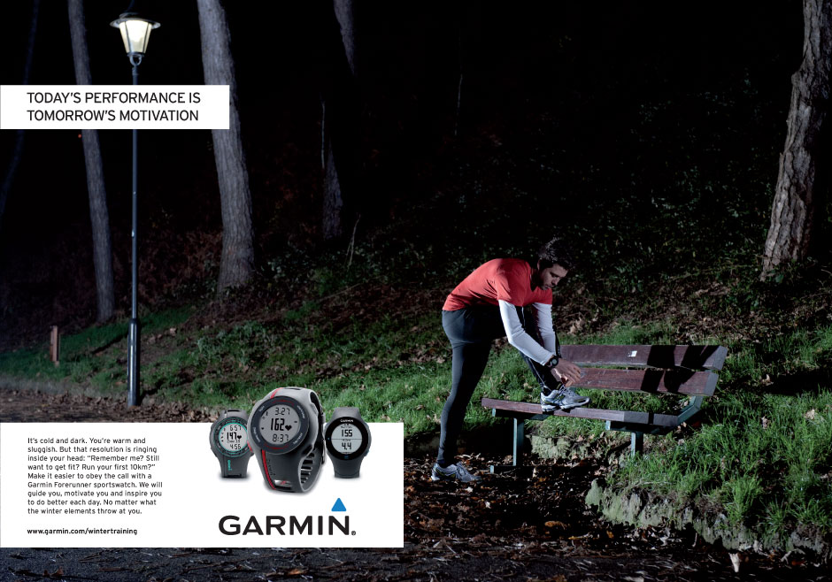 Garmin Forerunner Amateur Runner Ads - Make_Studio - A Creative Agency