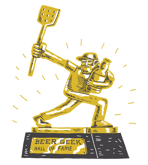 beer geek handbook - greg kletsel illustration