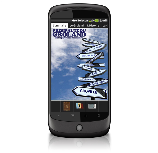 Groland: groPhone, groPad, groid - Stéphanie Lepetit