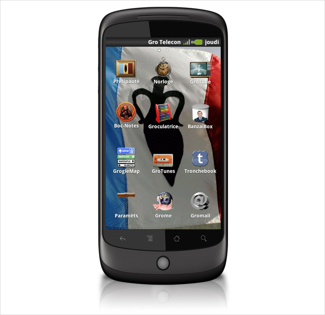 Groland: groPhone, groPad, groid - Stéphanie Lepetit