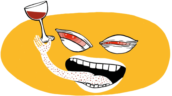 ALCOHOL DEMON - Sophia Halamoda Illustration Graphic Recording Sketch Notes