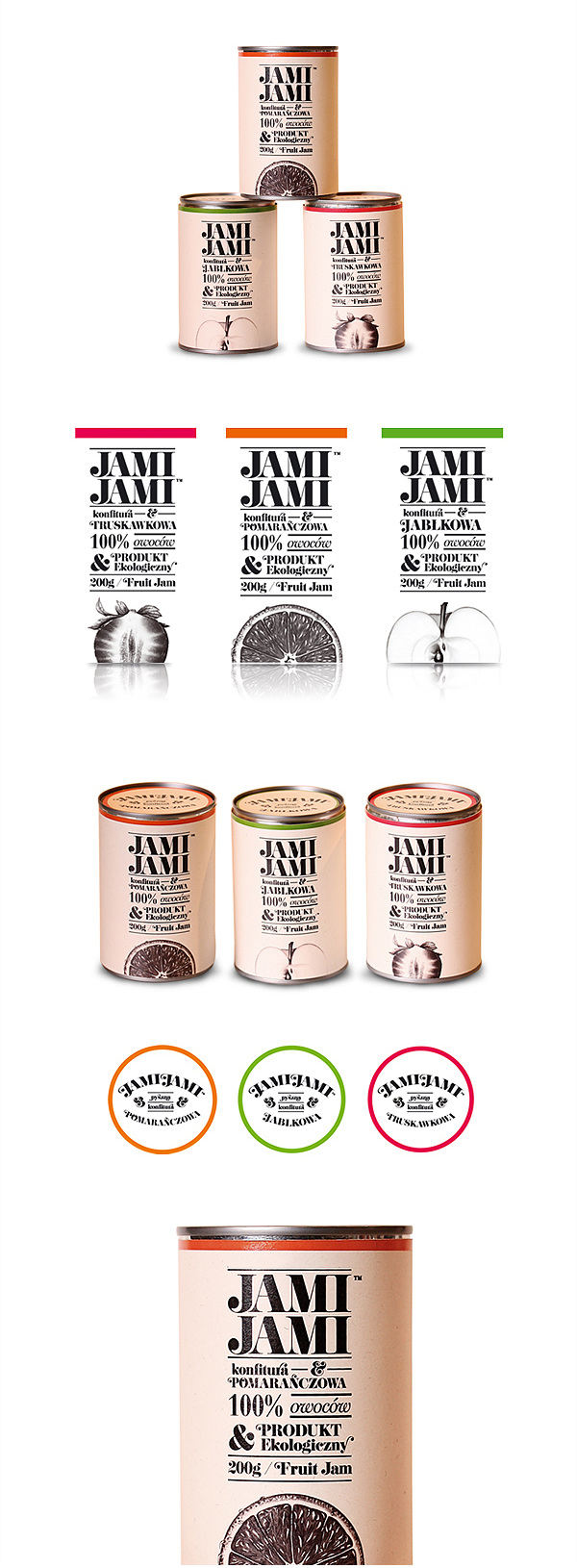 Jami Jami™ Fruit Jam - Krzysztof Zdunkiewicz / Branding & Art Direction