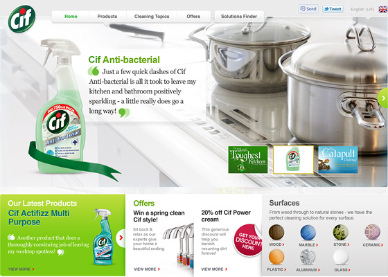 Unilever Cif - Paul Jason . Creative Direction/UX . 07812 109 133