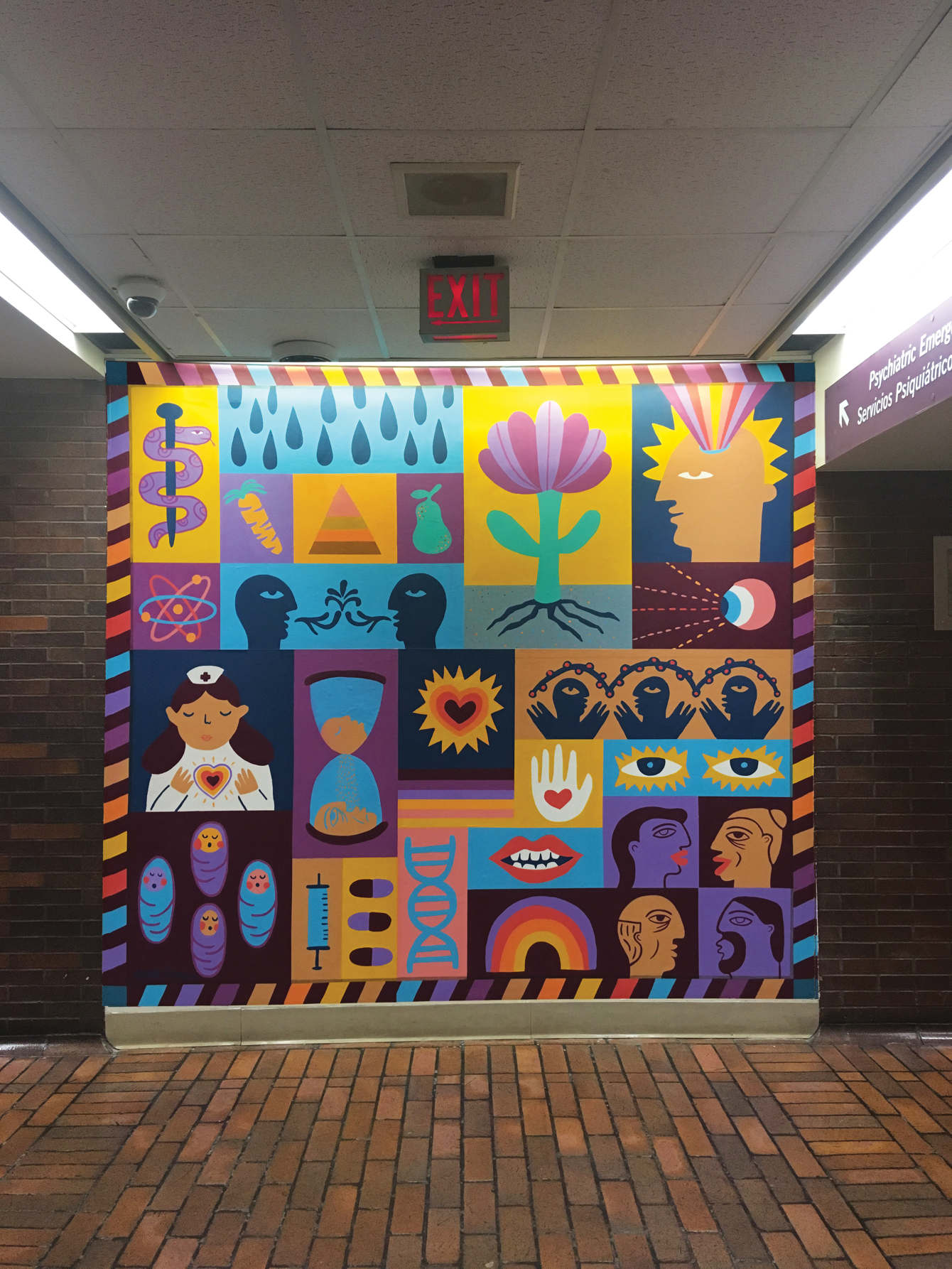 NCB Hospital Mural - Carla Torres