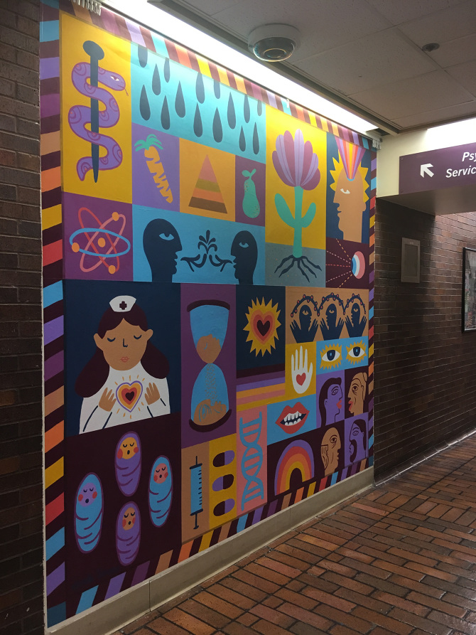 NCB Hospital Mural - Carla Torres