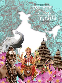 India Poster for UMBC's Multicultural Center - LewisRawlings.com