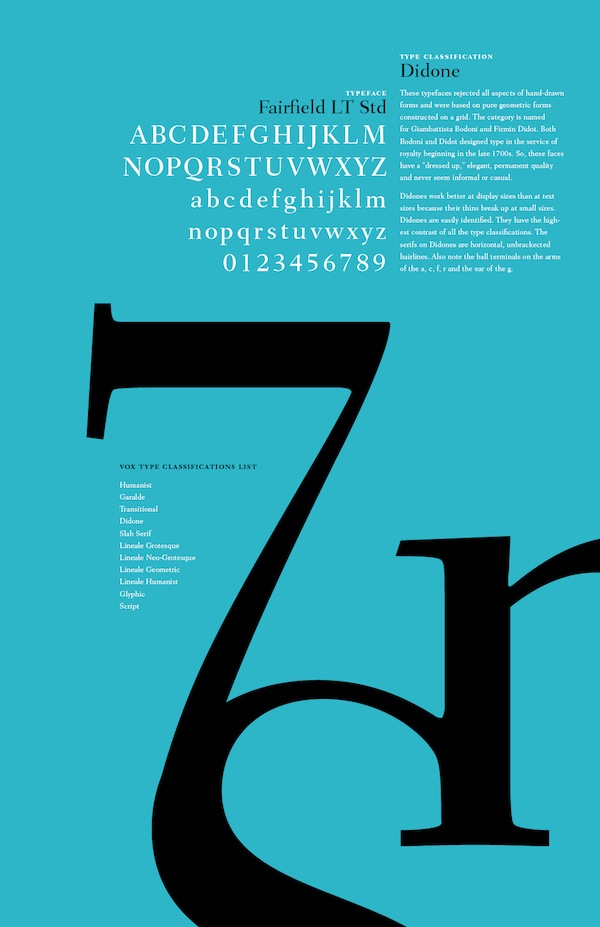 Type Classification Poster Series - Paula Lavalle