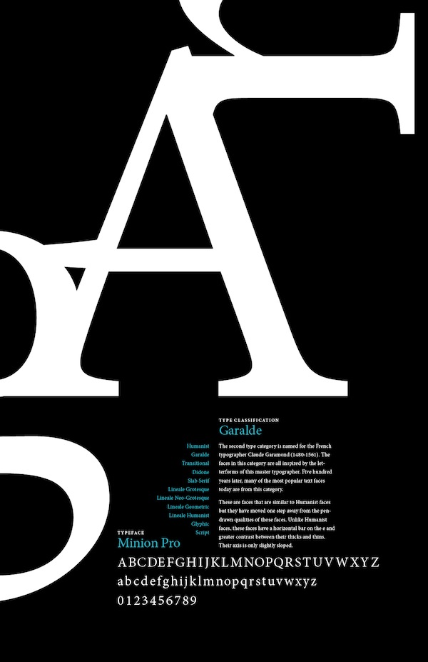 Type Classification Poster Series - Paula Lavalle