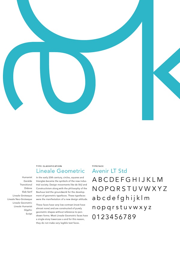 Type Classification Poster Series - Paula Lavalle