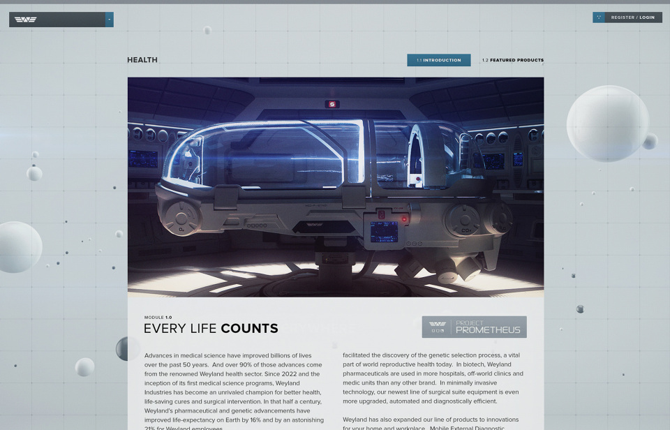 Prometheus: Transmedia Campaign - Nicholas Boes | Interactive Art ...