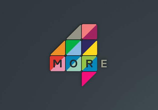 More4 Rebrand Logo - SINAN BUYUKBAS
