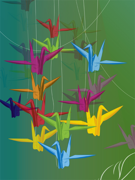 Fly, Fly Away Paper Crane - Rebecca Li | Design Portfolio