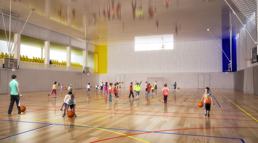New Primary School and gym Erlenmatt - kubotabachmann