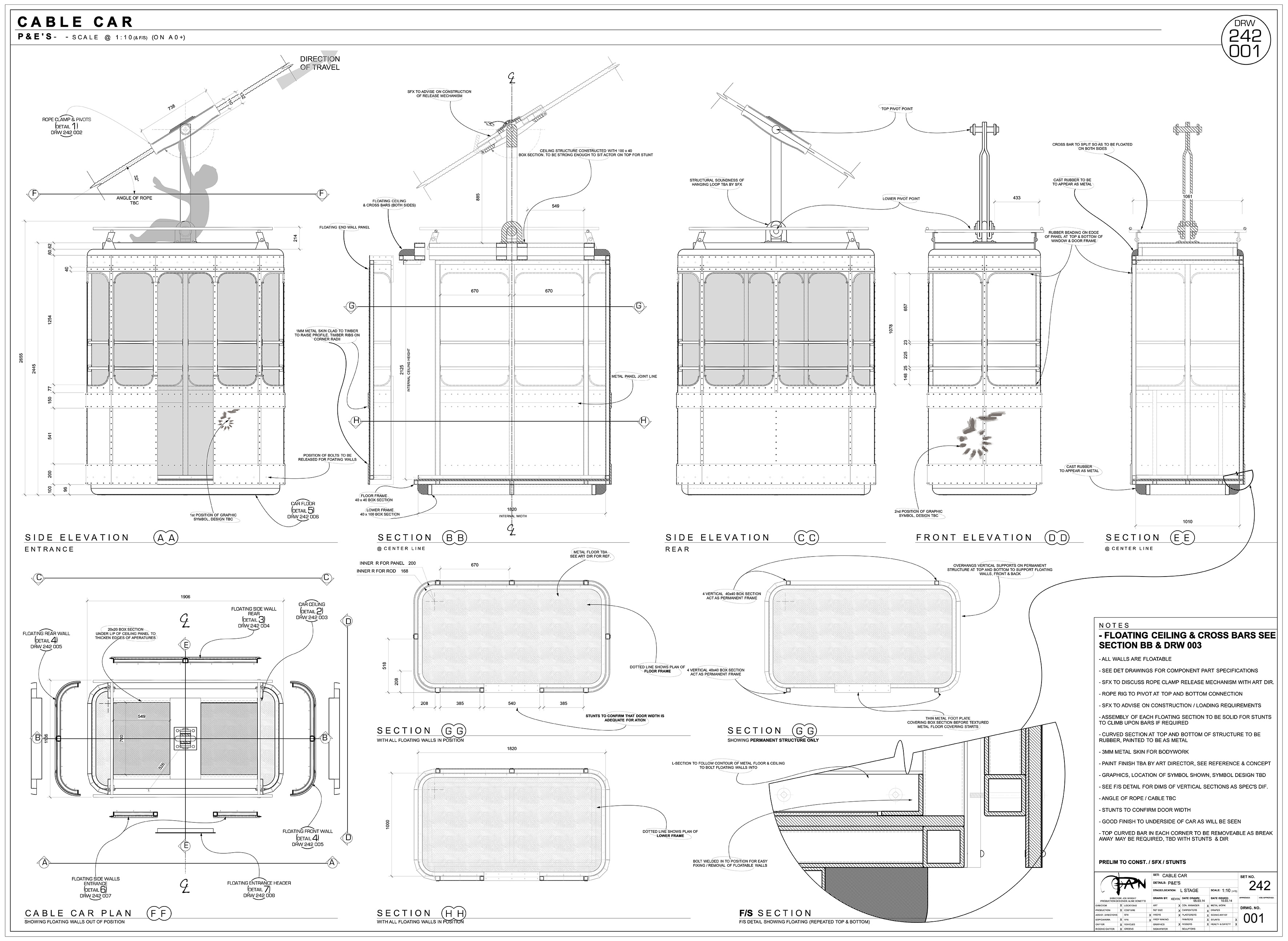 'PAN' - Cable Car - Kevin Timon Hill