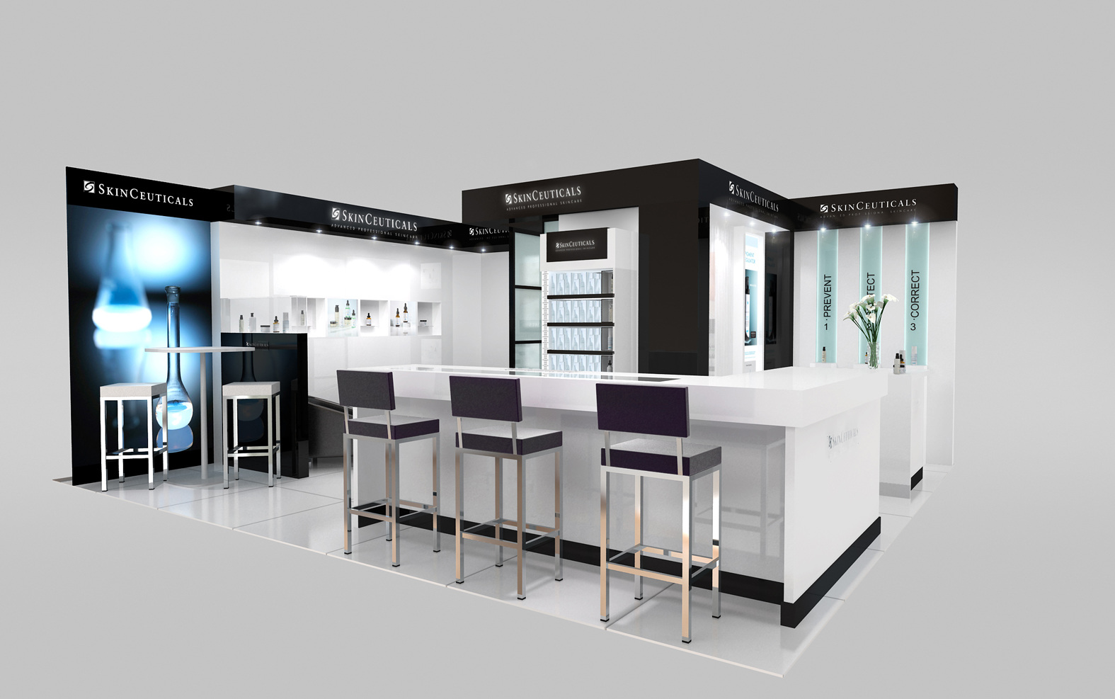 SkinCeuticals Trade Show Stand - Kevin Timon Hill