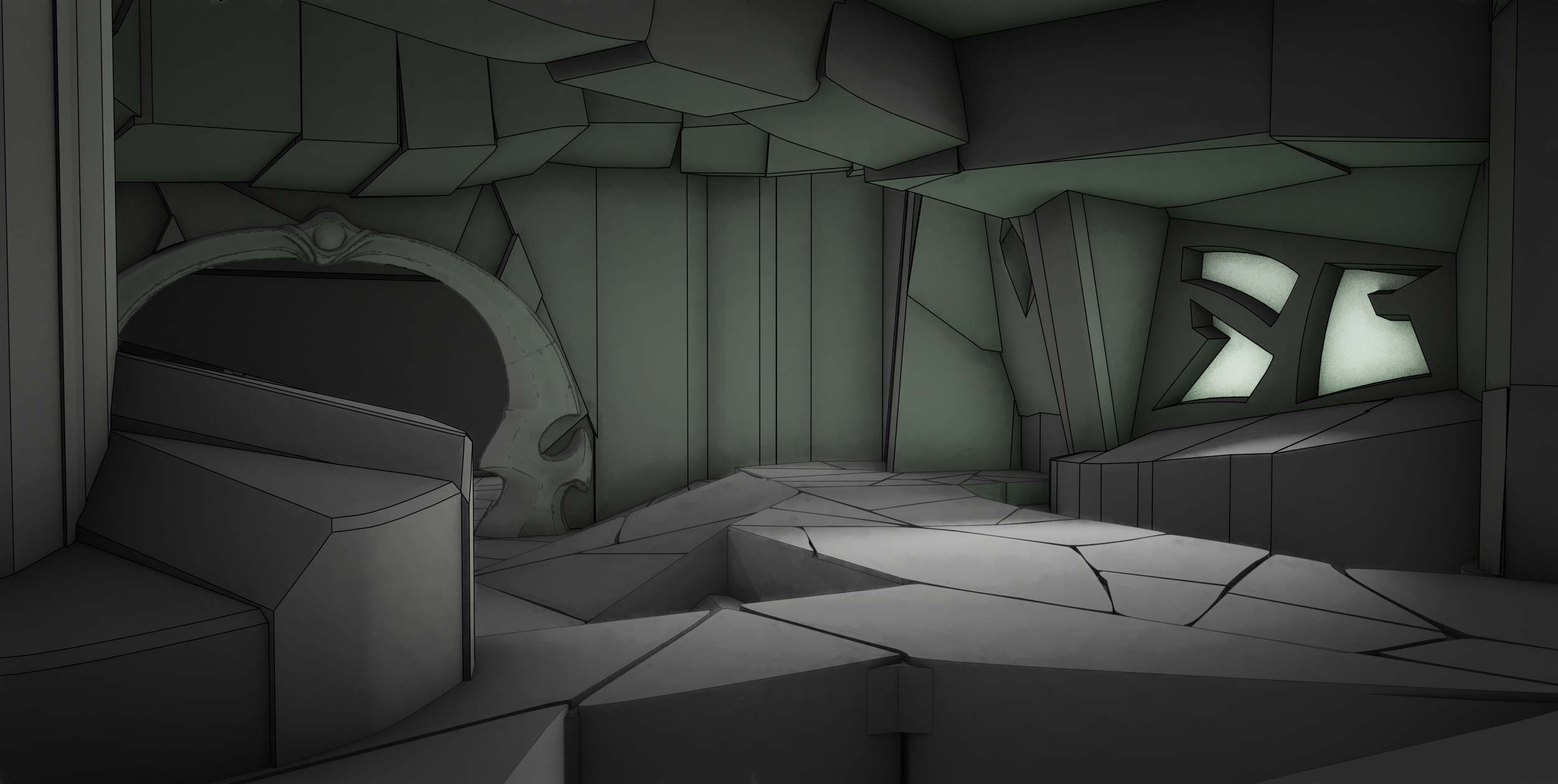 'THE DARK CRYSTAL' - Lab & Antechamber - Kevin Timon Hill