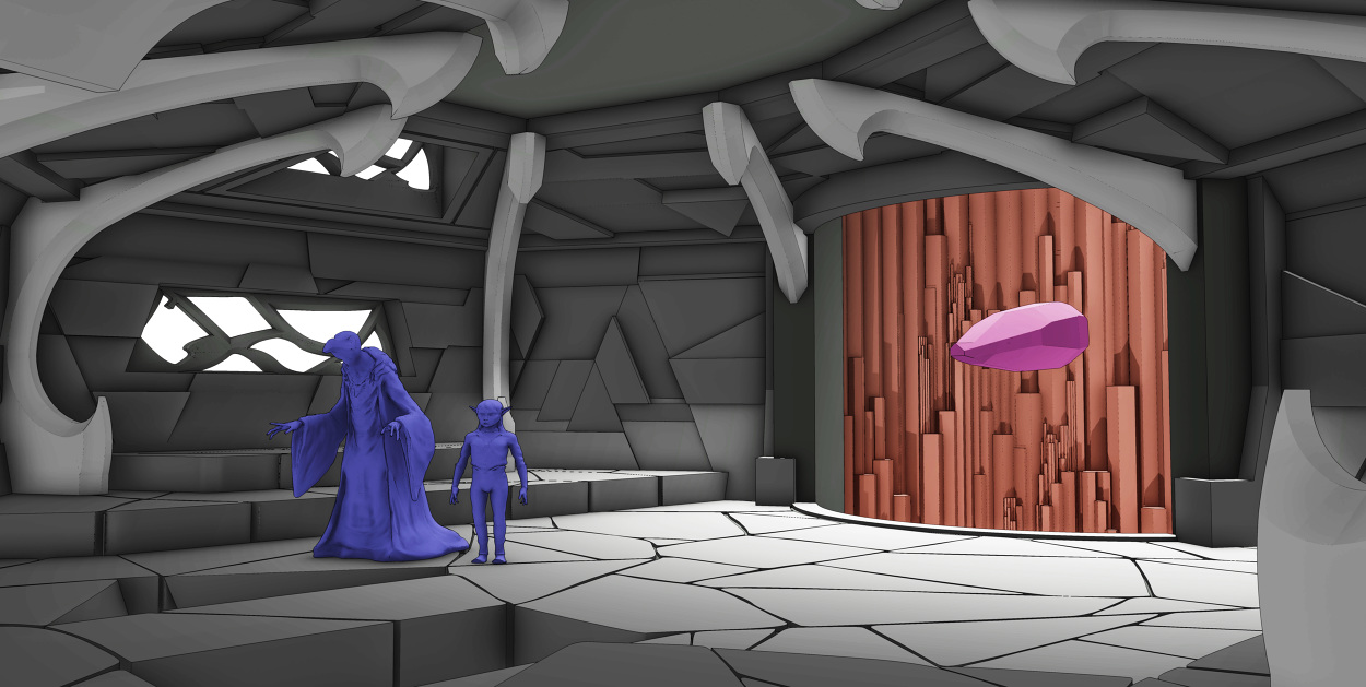 'THE DARK CRYSTAL' - Lab & Antechamber - Kevin Timon Hill