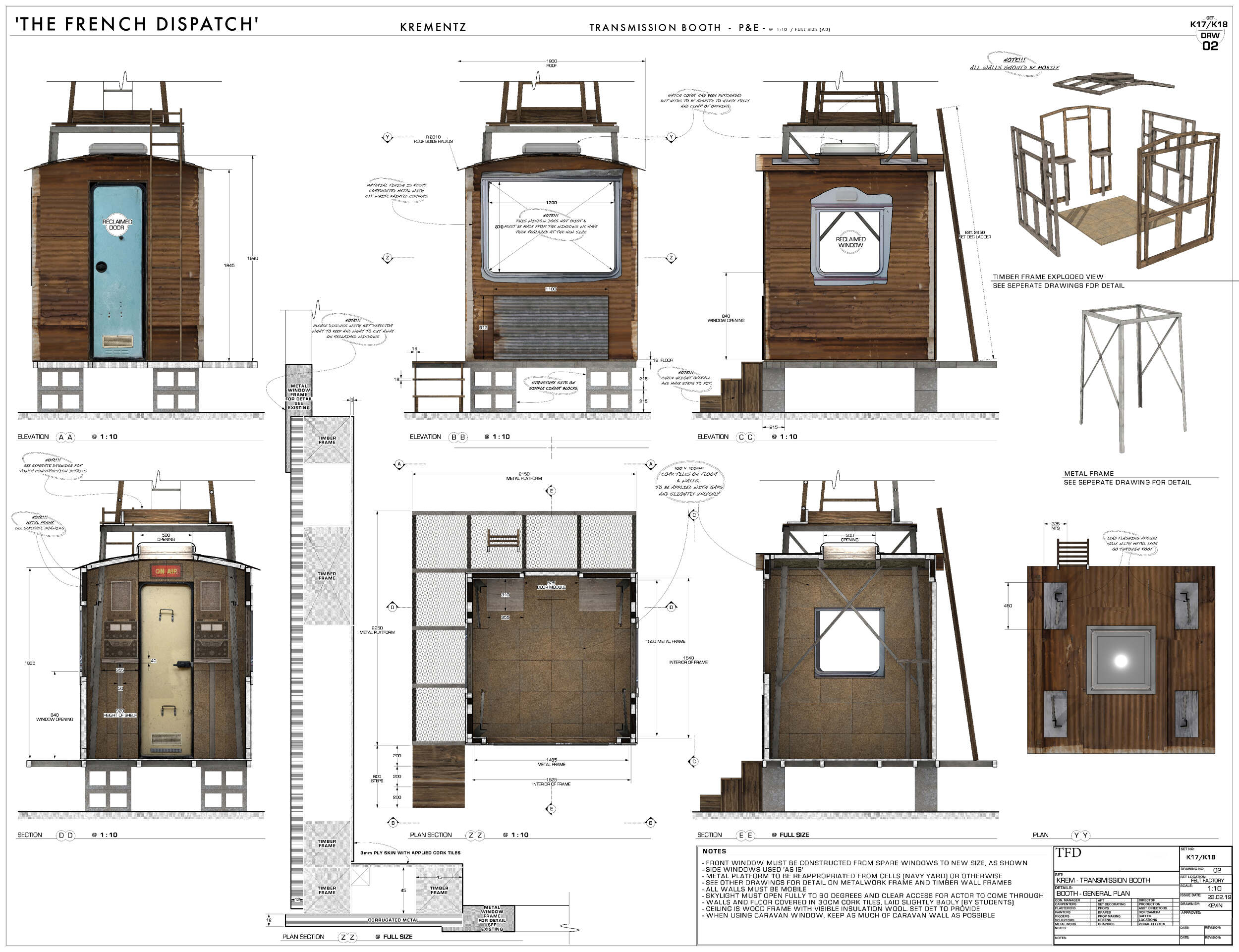 'THE FRENCH DISPATCH' - Transmission Booth - Kevin Timon Hill