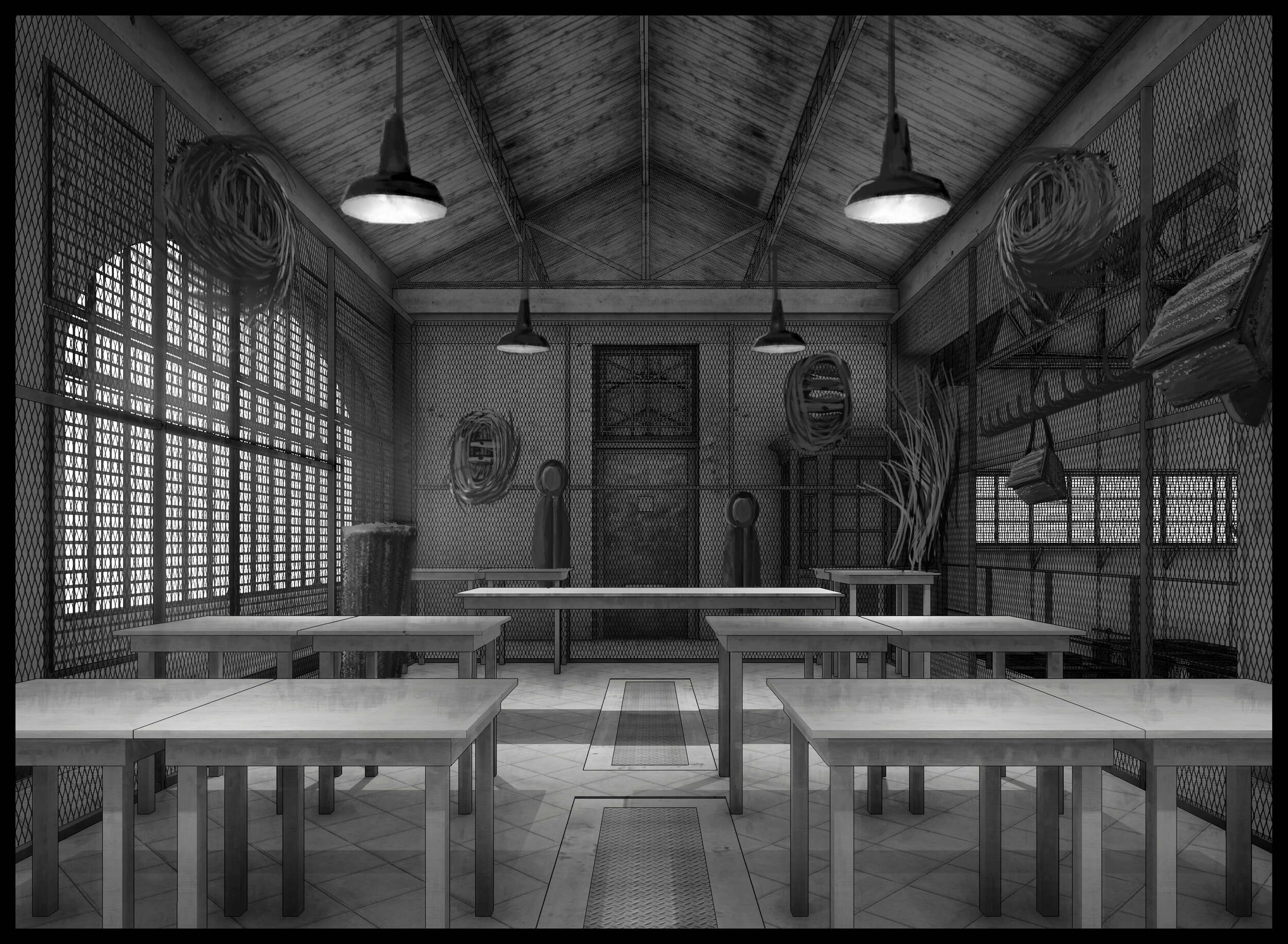 'THE FRENCH DISPATCH' - Prison Sets - Kevin Timon Hill