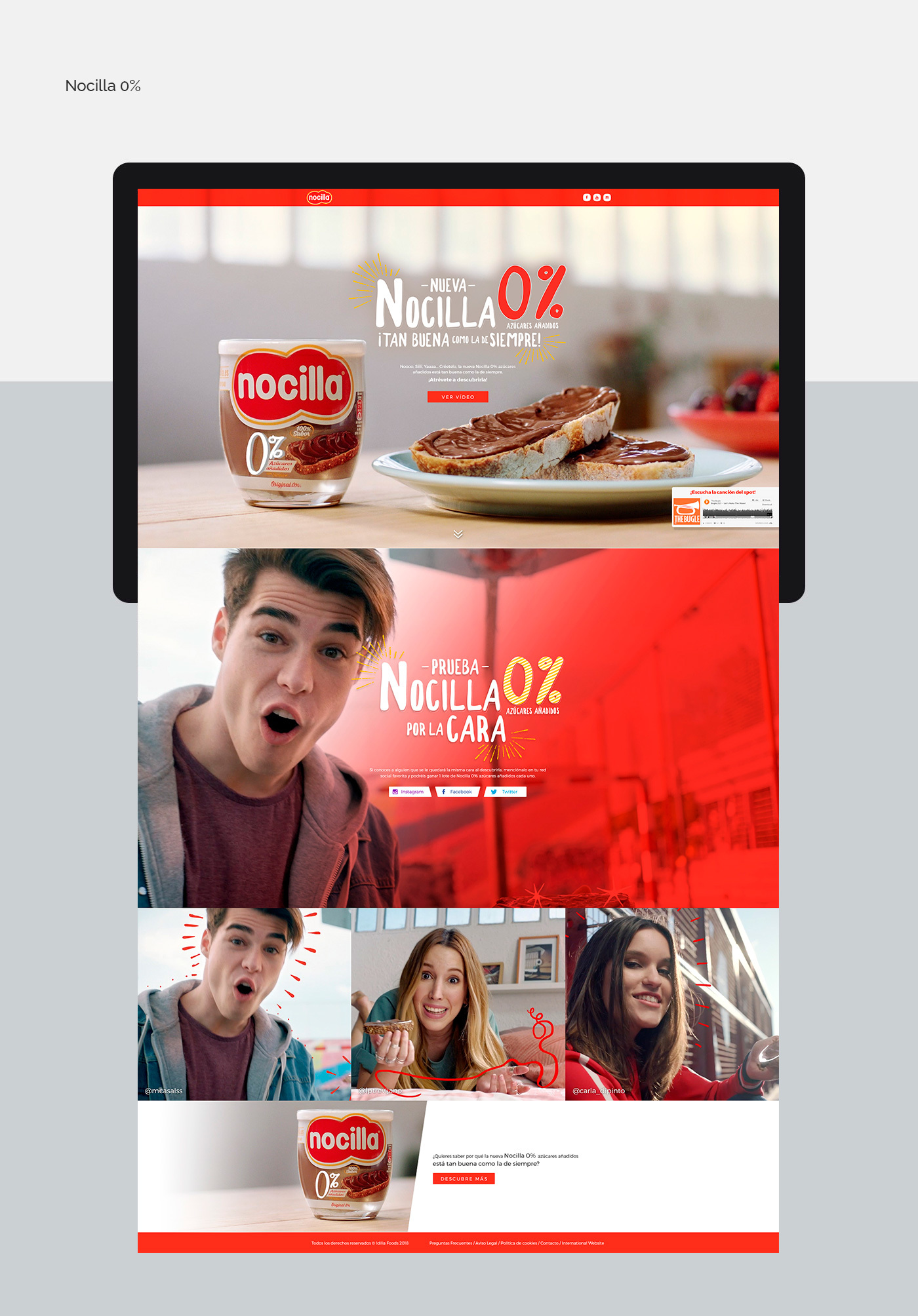 Nocilla 0% Campaign - Mateo Carrasco