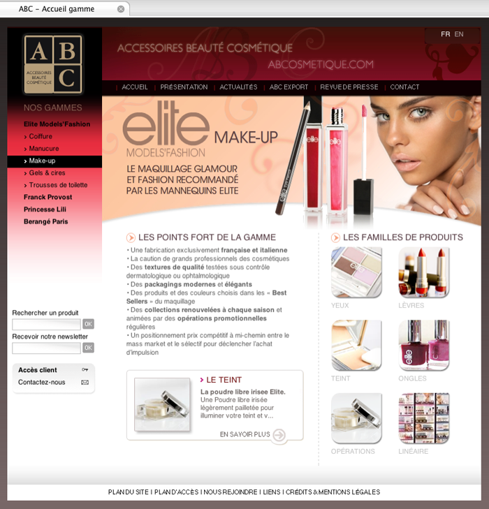 ABC Cosmetique - 6sens.pro / Design & Engineering, UX-UI, Creative Strategy