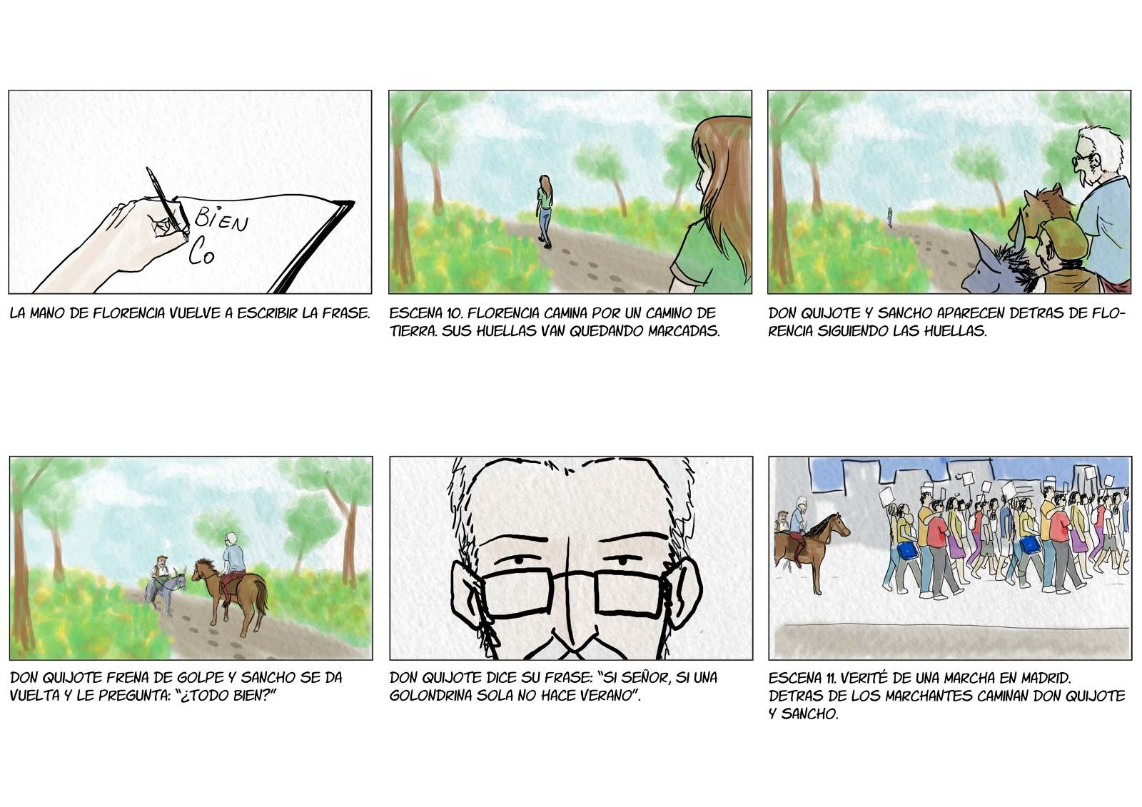 STORYBOARD Y DISEÑO DE PERSONAJES - charolestudio