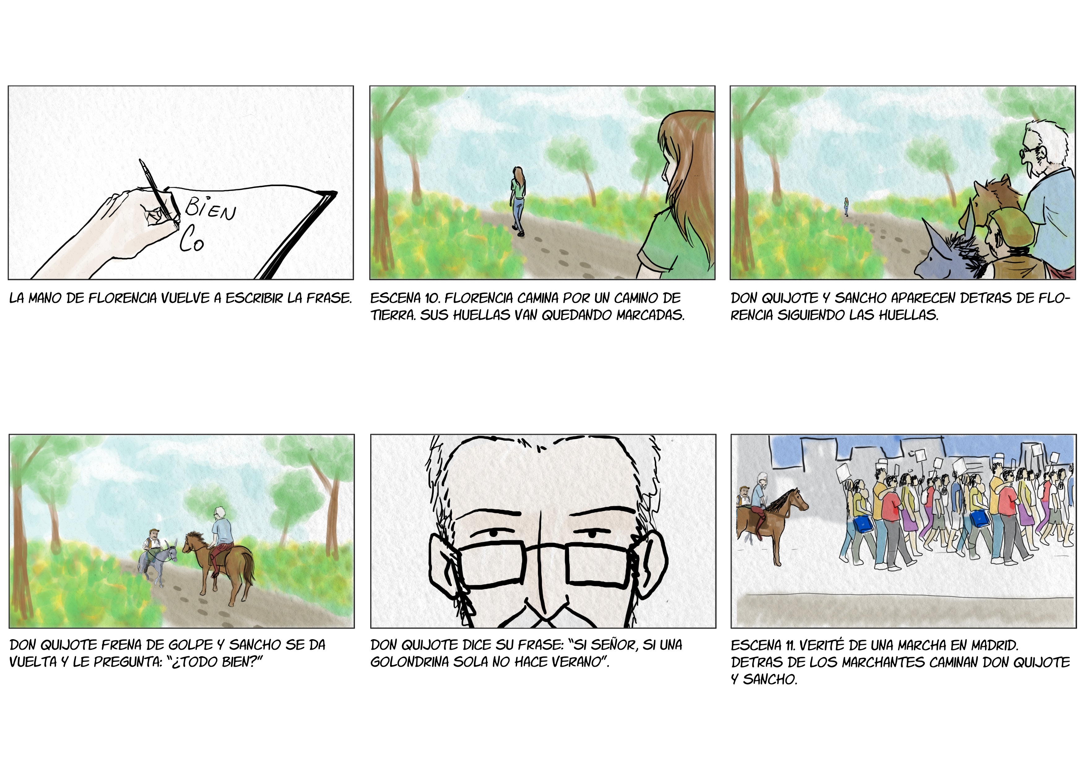 STORYBOARD Y DISEÑO DE PERSONAJES - charolestudio