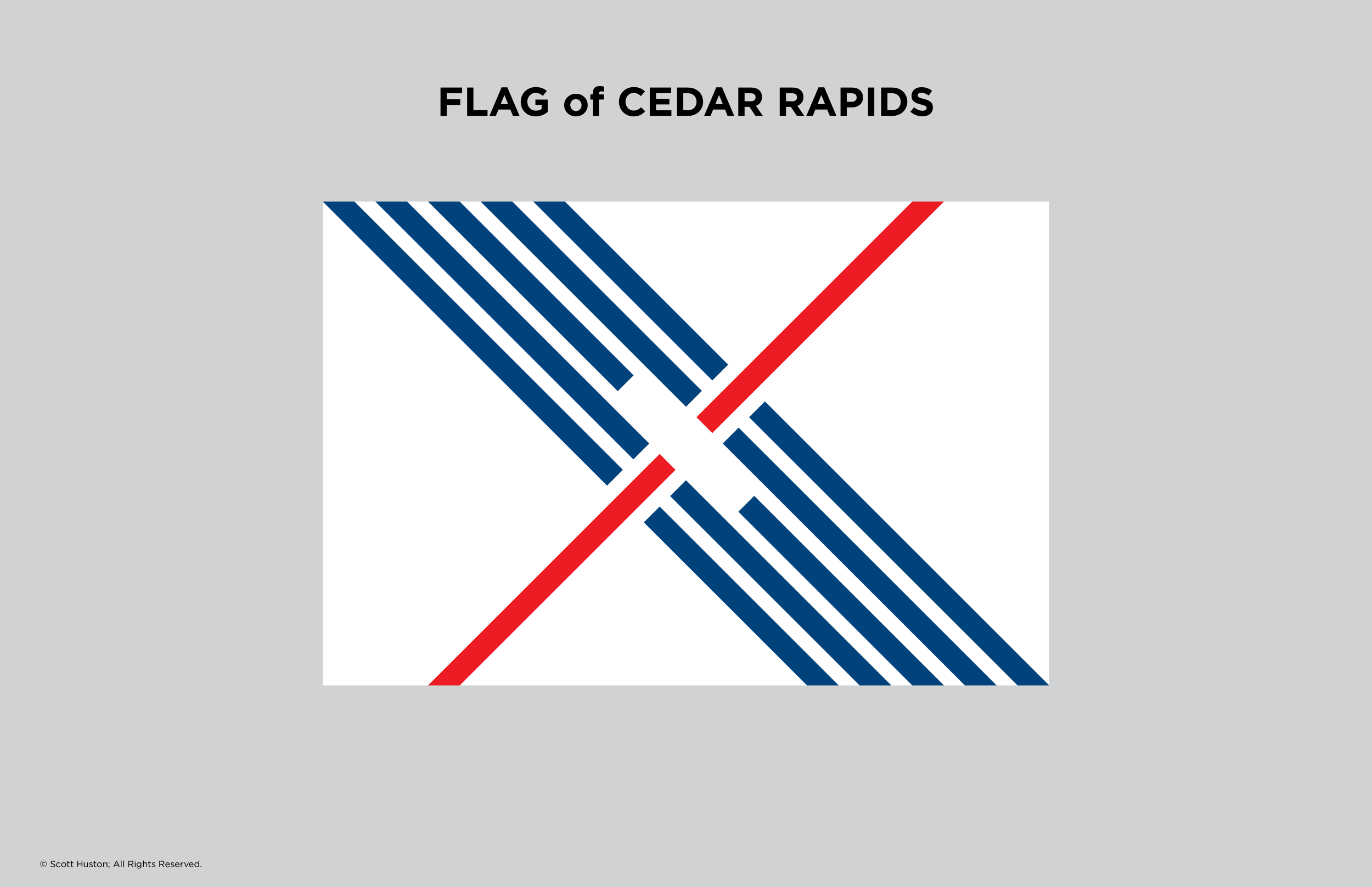 Cedar Rapids City Flag Redesign Proposal - Scott Huston
