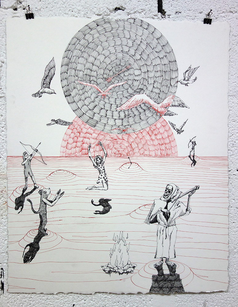 Work on paper - Klone Yourself