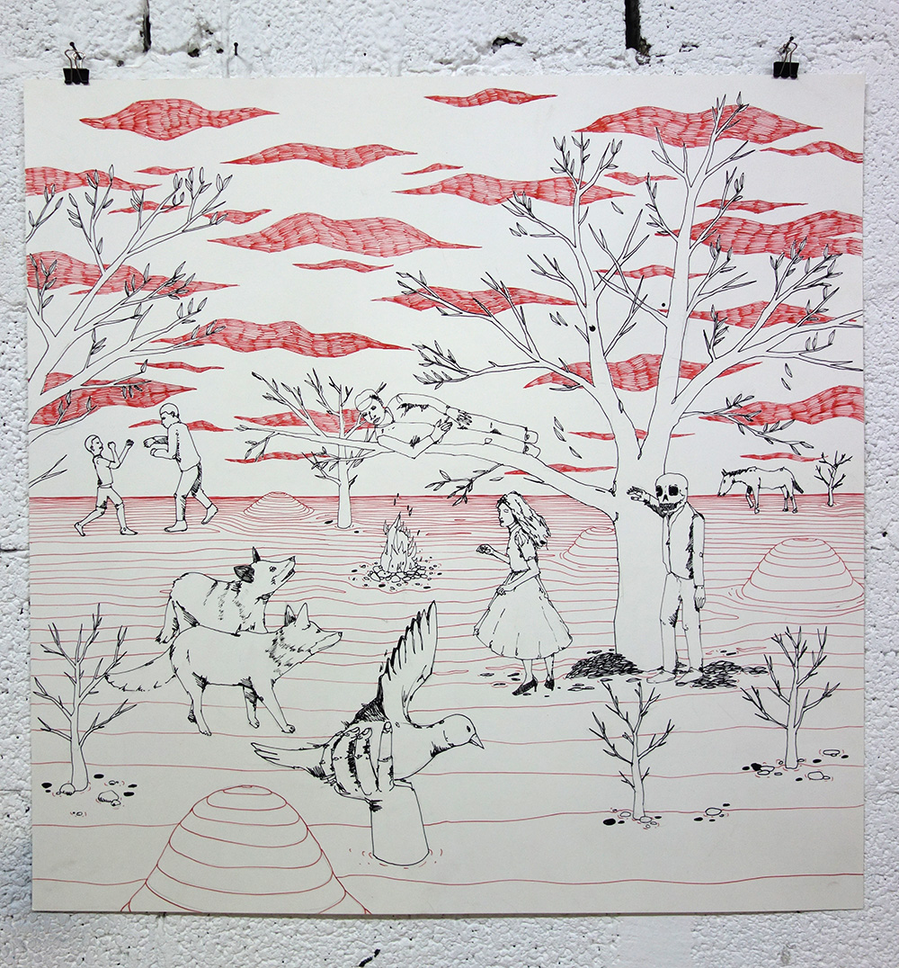 Work on paper - Klone Yourself