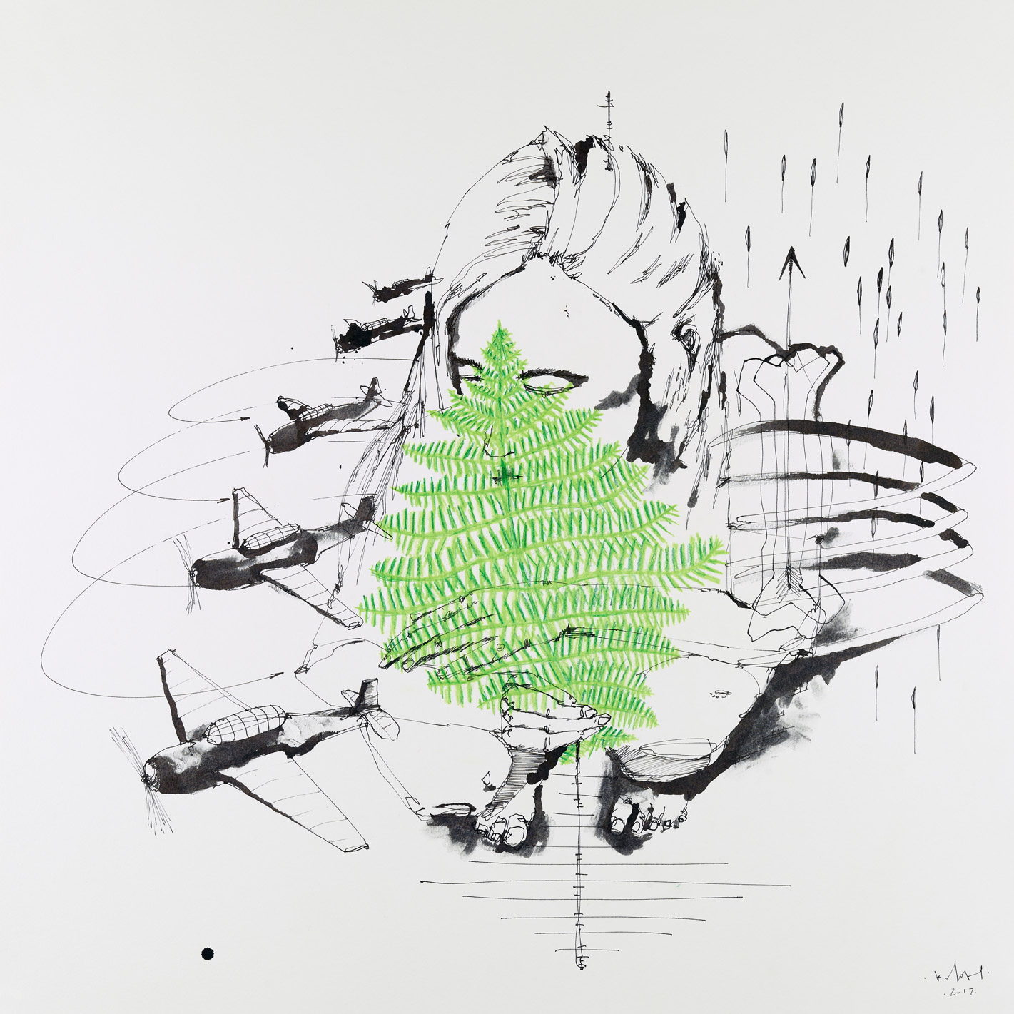 Work on paper - Klone Yourself