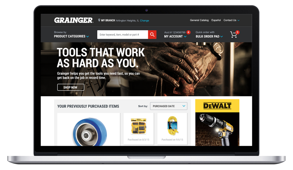 Grainger - Web - Douglas Seyller: Seasoned Design Director