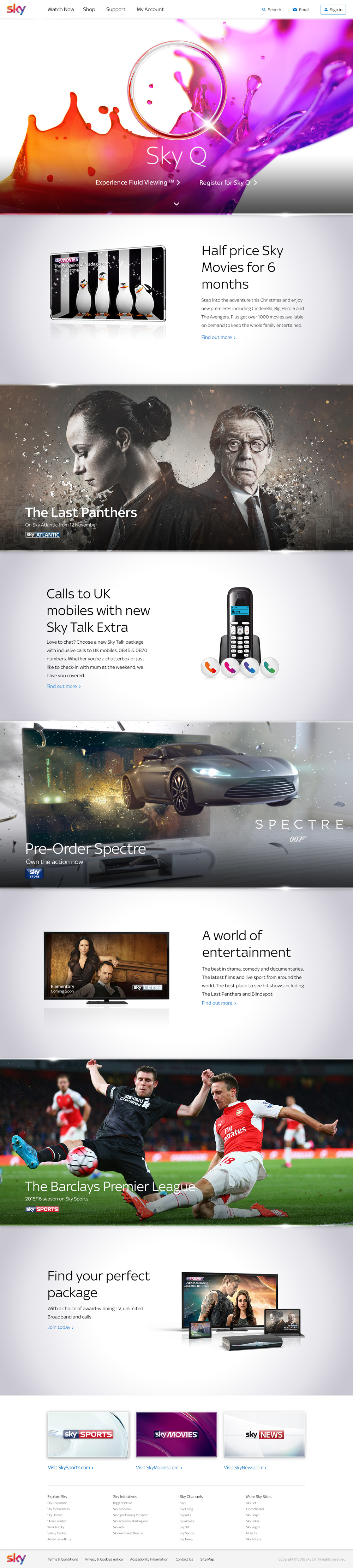 Sky UK | Design & UX - Salina Gatto