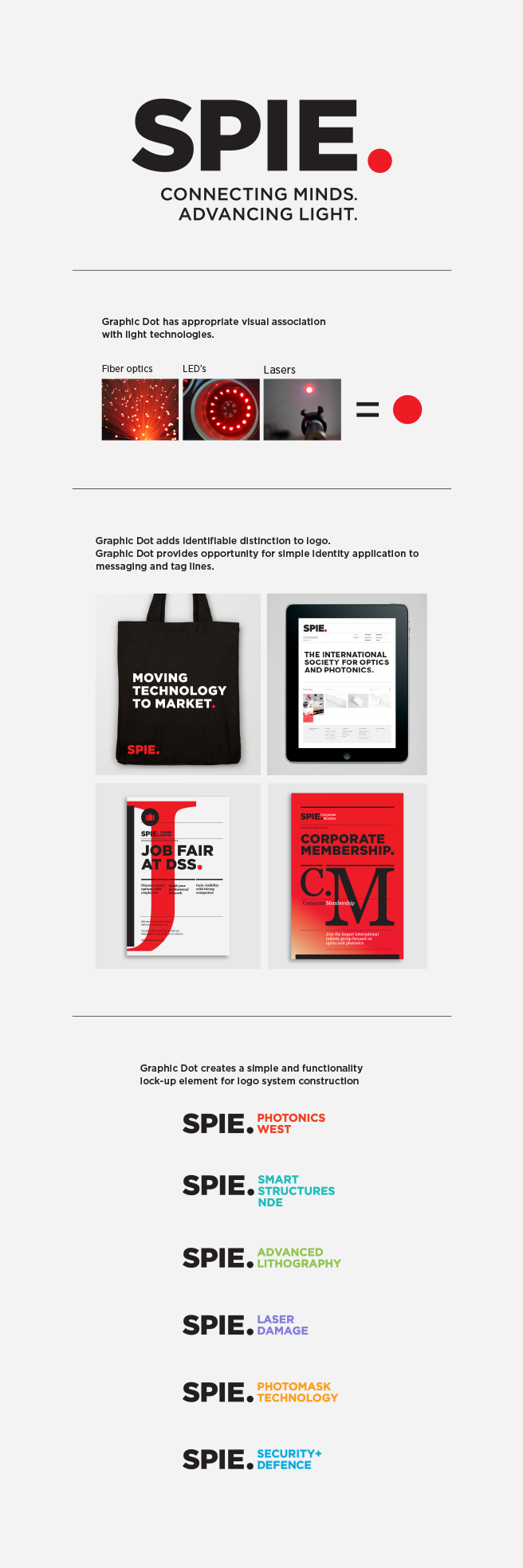 SPIE logo system - Design Work