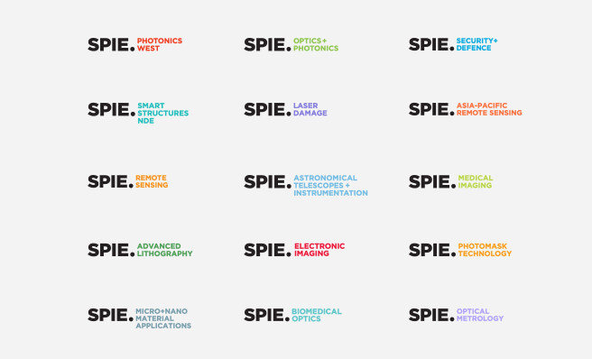 SPIE logo system - Design Work