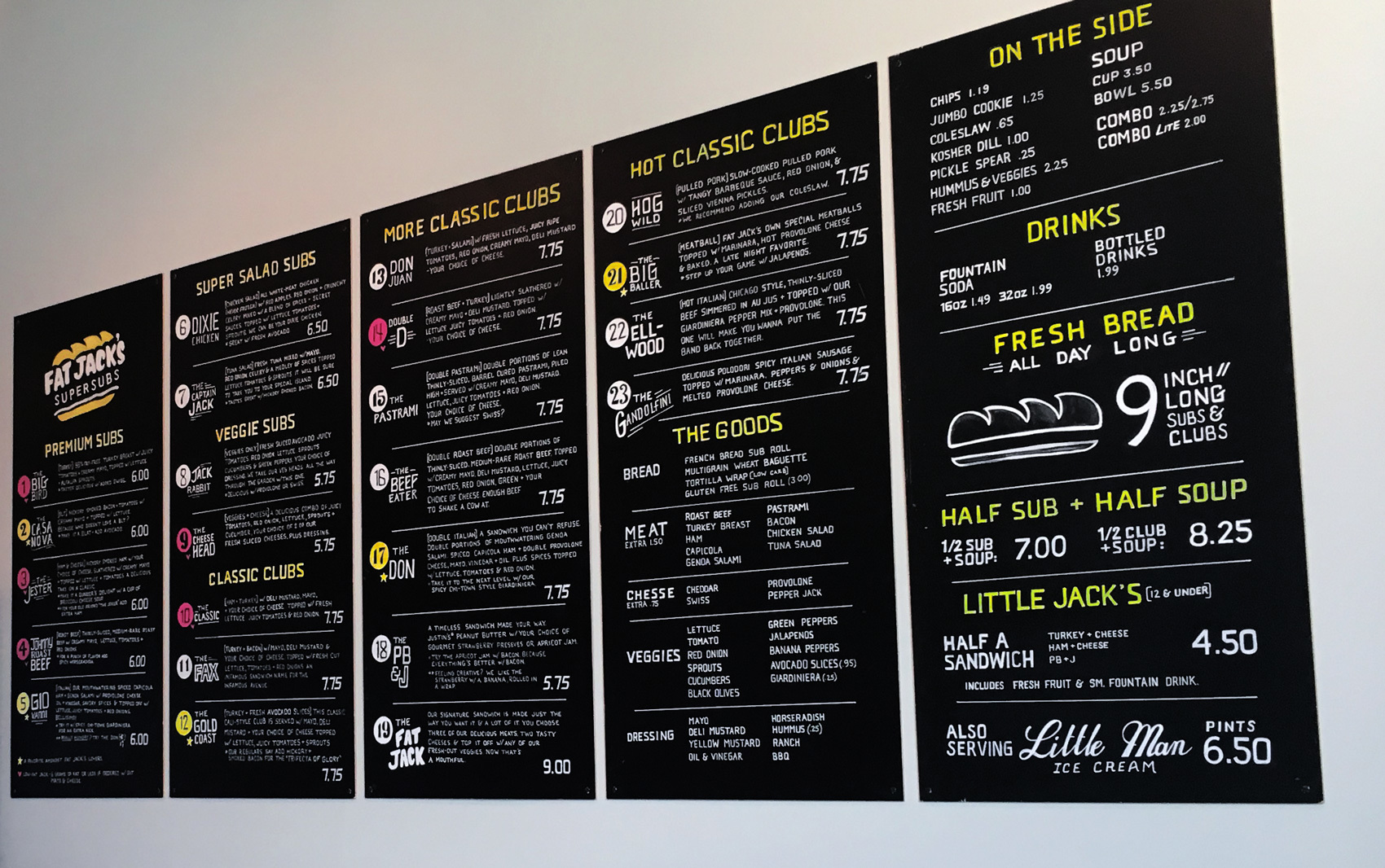 Fat Jack's Super Subs - LauraSchwammanDesign