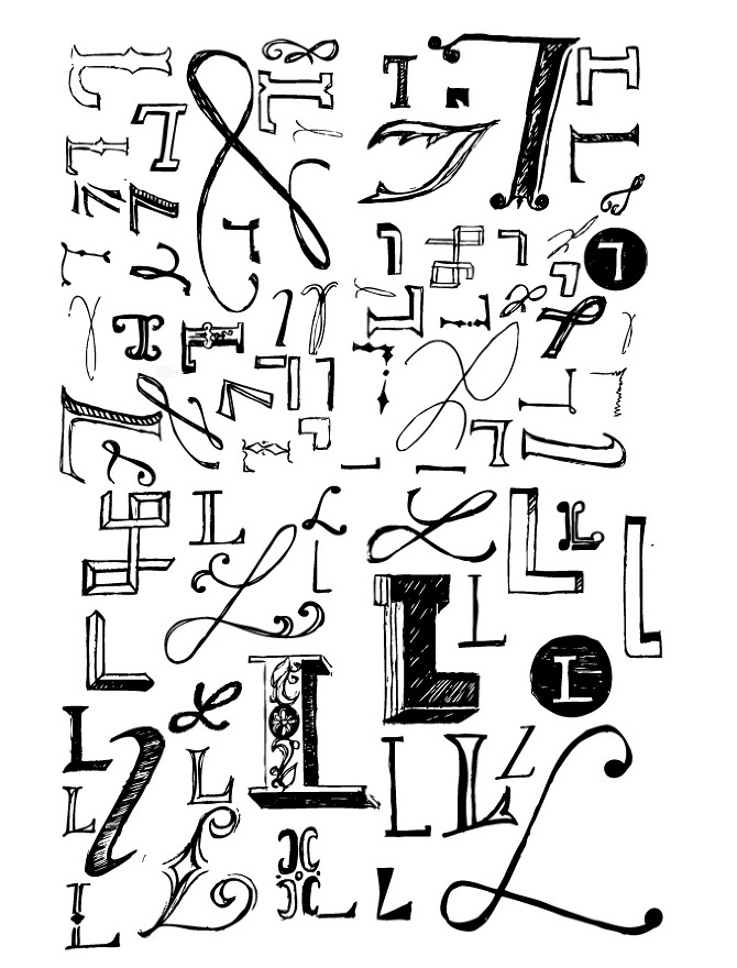 Type Treatments - LauraSchwammanDesign