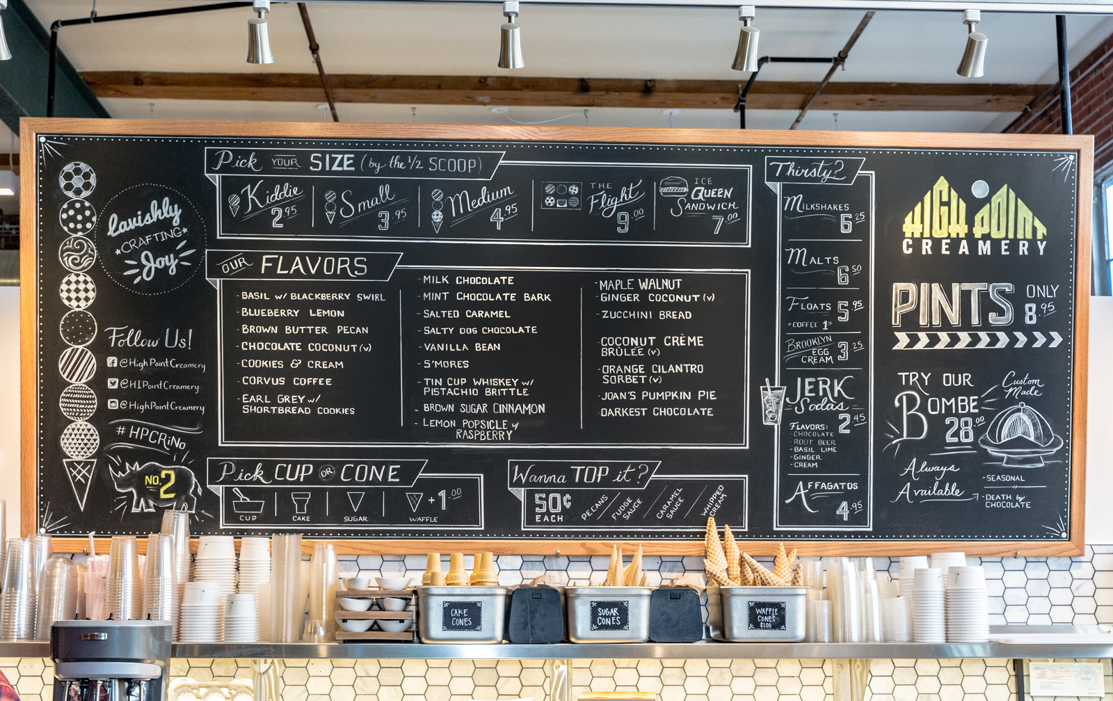 High Point Creamery RiNo - LauraSchwammanDesign