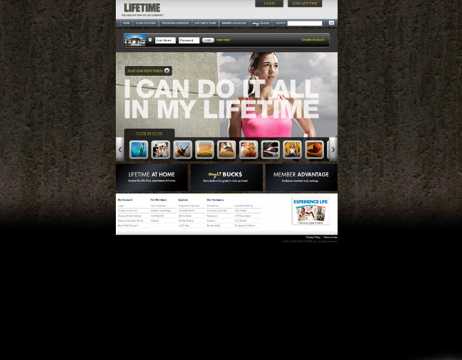 Life Time Fitness: myLT.com - Jenny Price