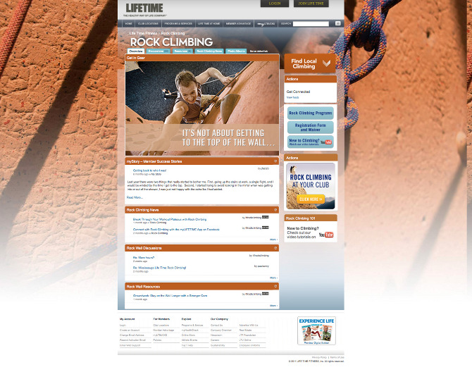 Life Time Fitness: myLT.com - Jenny Price