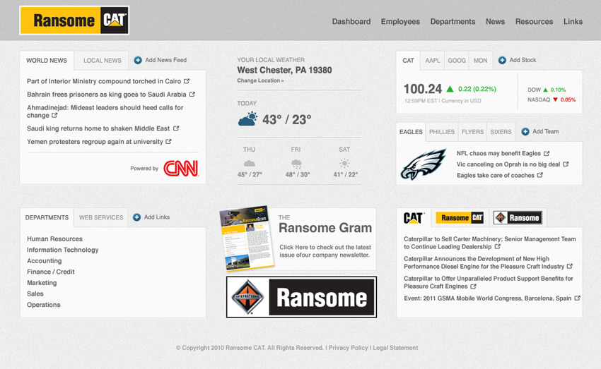 Ransome Cat Dashboard - Jason VanLue | Design & Branding