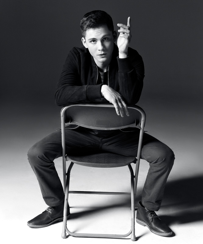 Logan Lerman Smoking