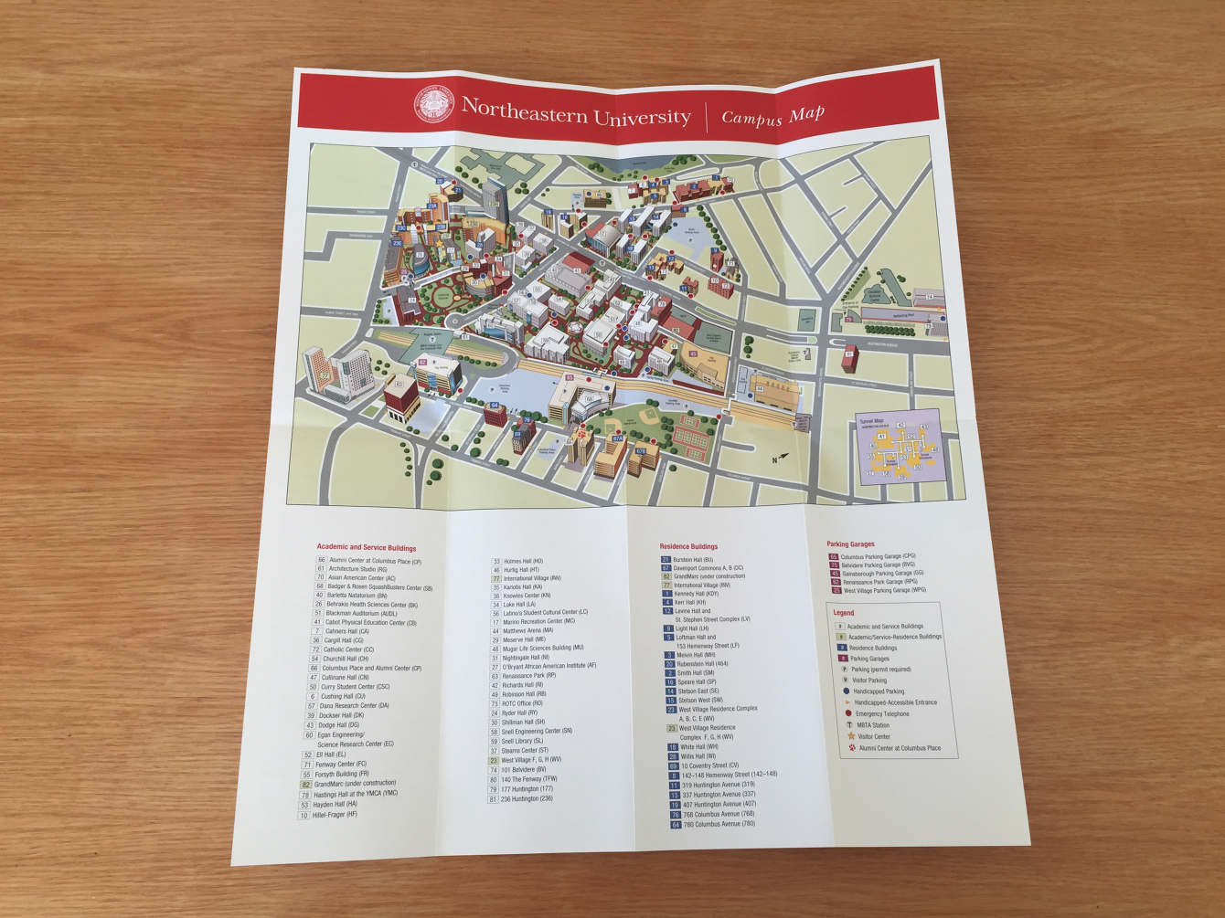 Northeastern Campus Map - Anthony Martinelli