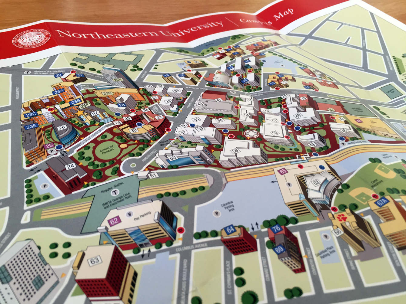 Northeastern Campus Map - Anthony Martinelli