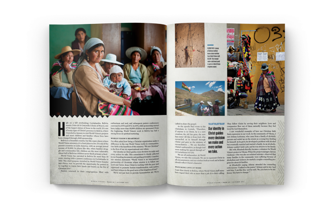 World Vision Magazine - Mike Ryan Design