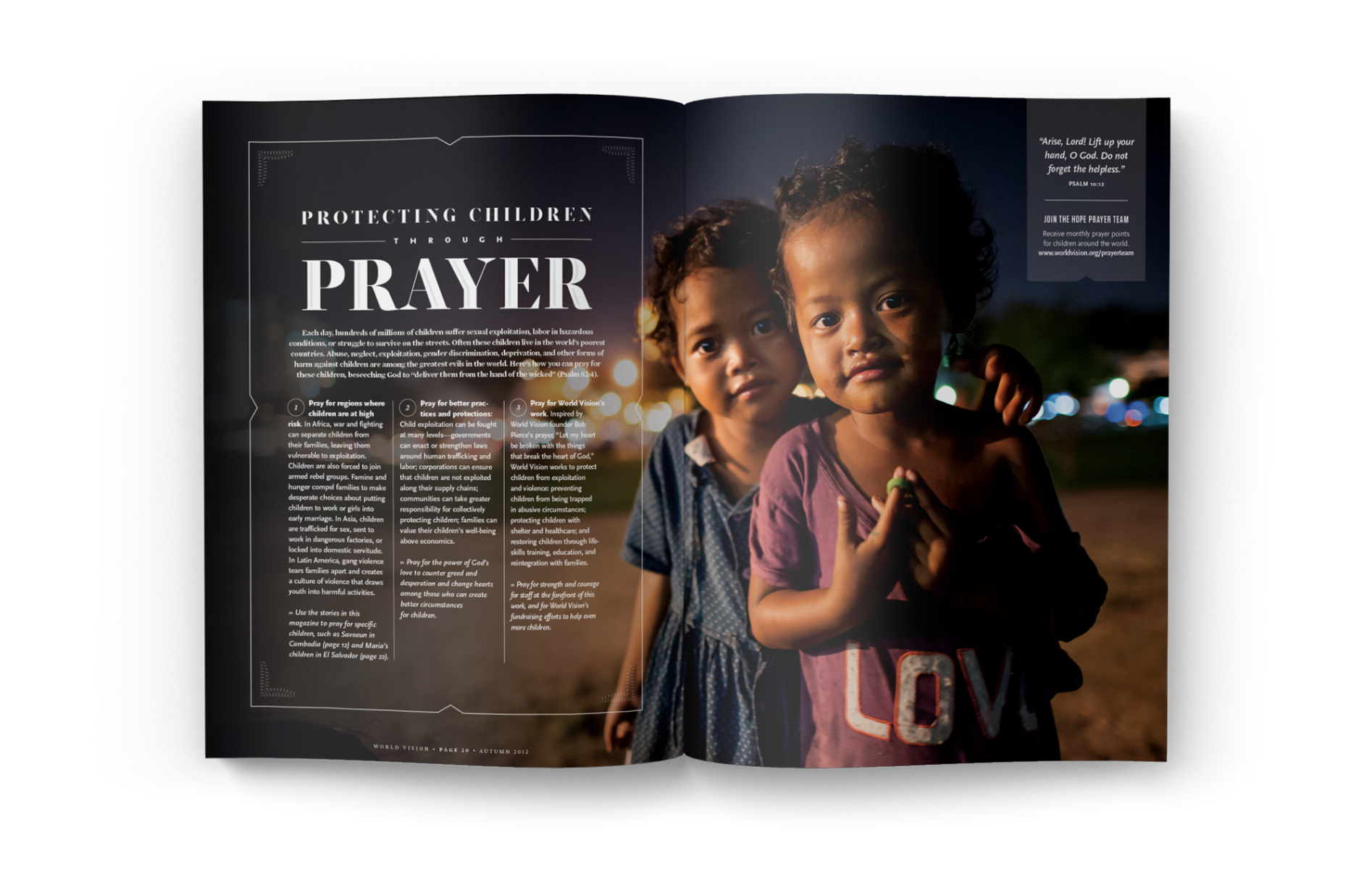 World Vision Magazine - Mike Ryan Design