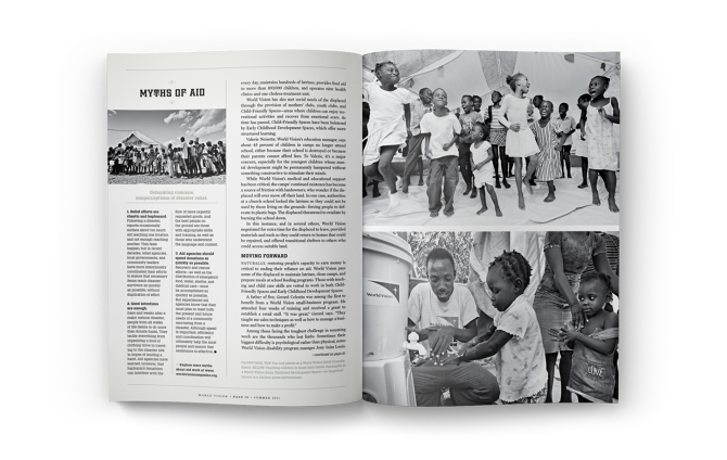 World Vision Magazine - Mike Ryan Design