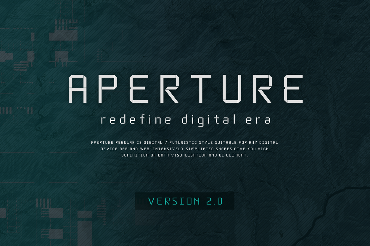 Aperture Typeface - EthanisSweet