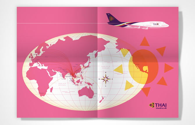 Thai Airways Map - Lab Partners