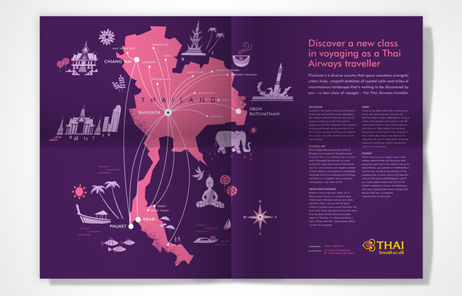 Thai Airways Map - Lab Partners
